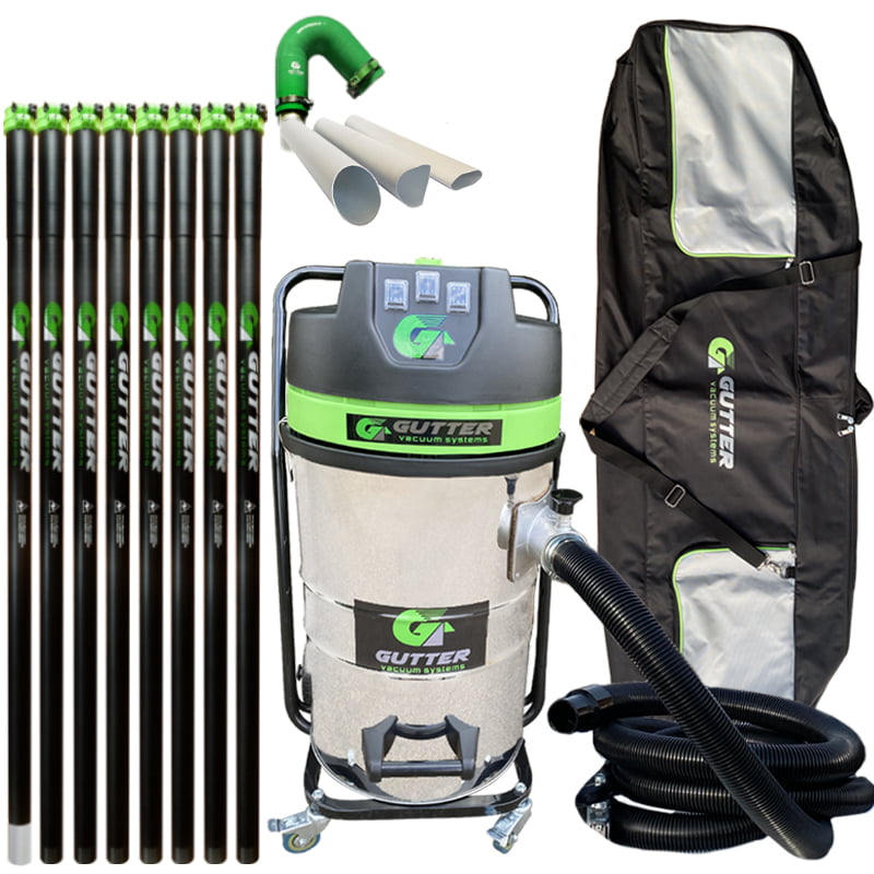 3600 Watt Gutter Vacuum Carbon Fibre Cleaning System