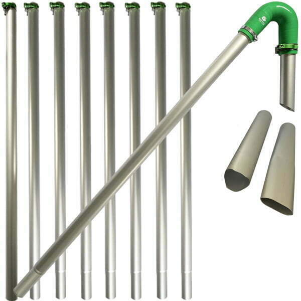 51mm Aerospace Aluminium Gutter Vacuum Pole Kits | Gutter Vacuum Systems