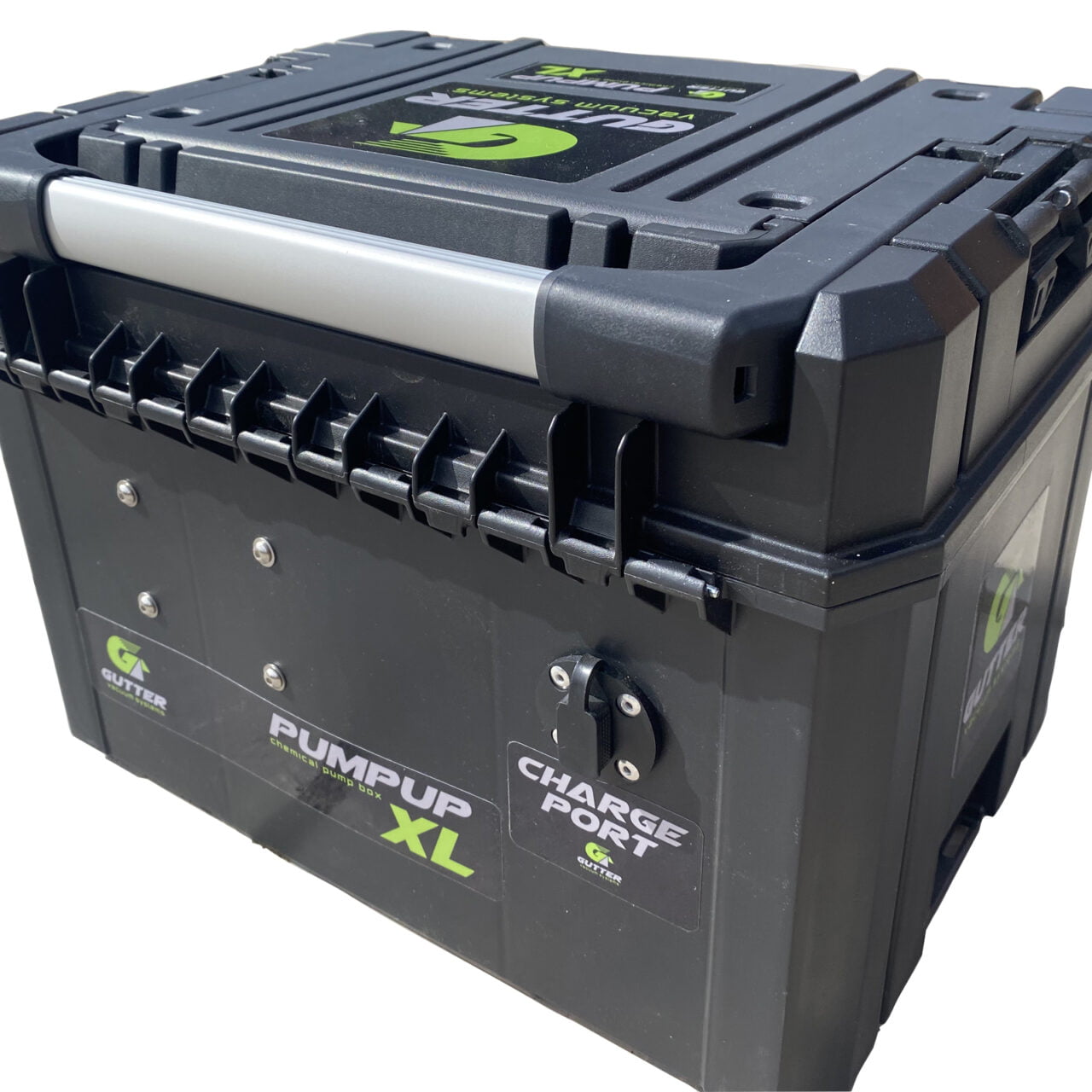 Portable Chemical Pump Box | Pump Up XL Box | Gutter Vacuum Systems