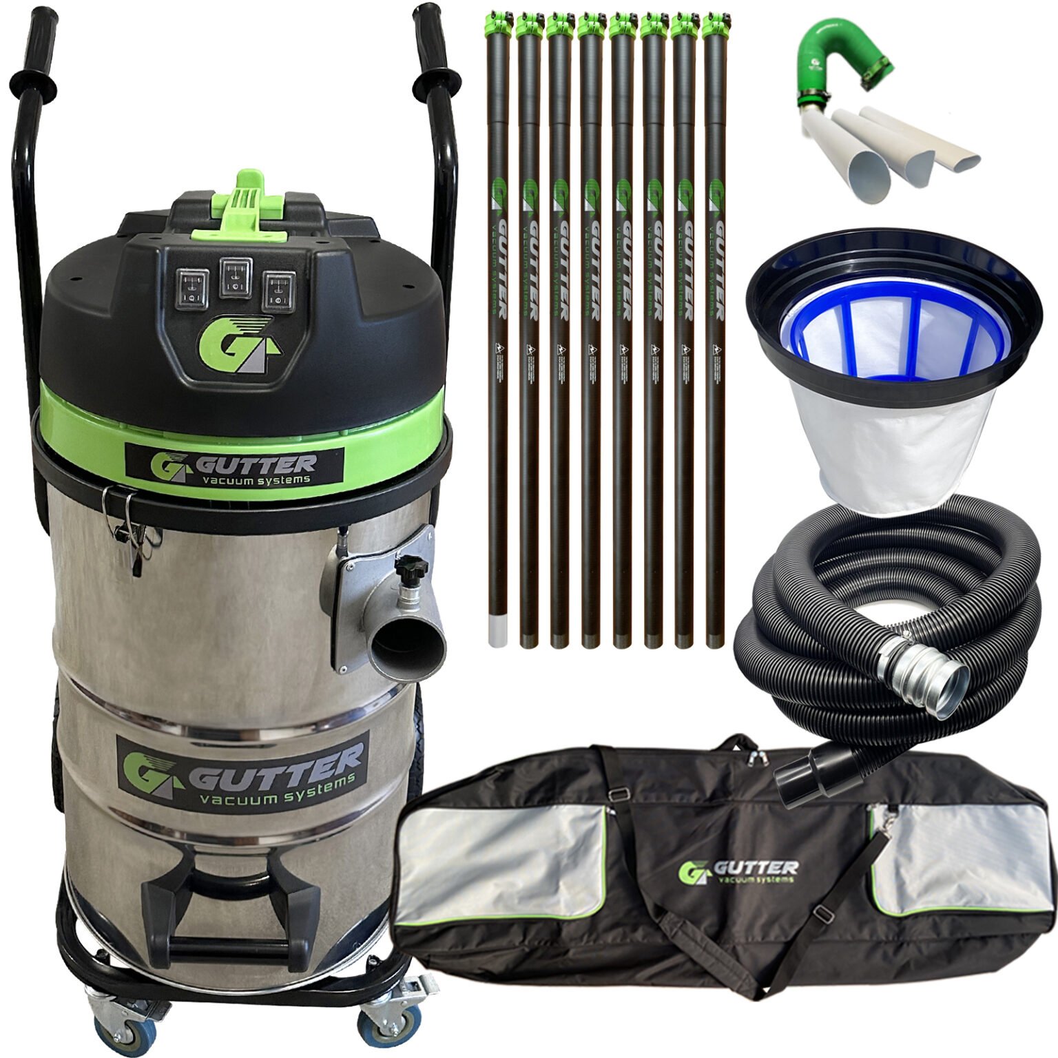 GVS 3600 Gutter Vacuum Carbon fibre flexi cleaning system