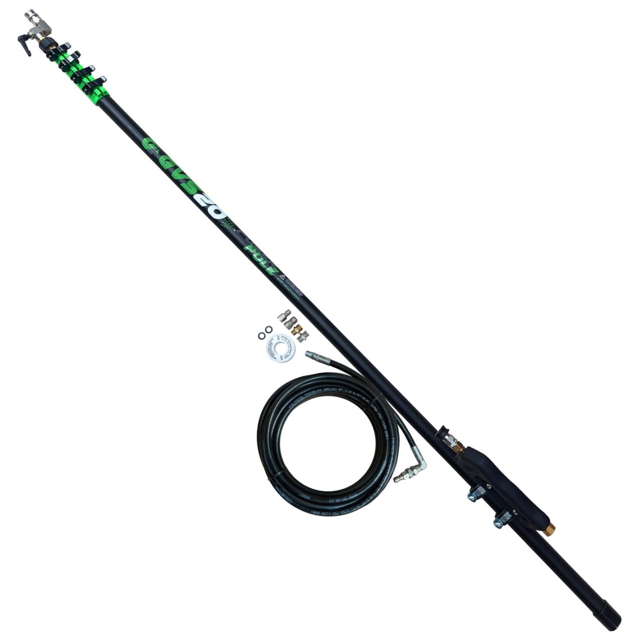GVS 20 Power Pole High Pressure Carbon WFP Kit | Gutter Vacuum Systems