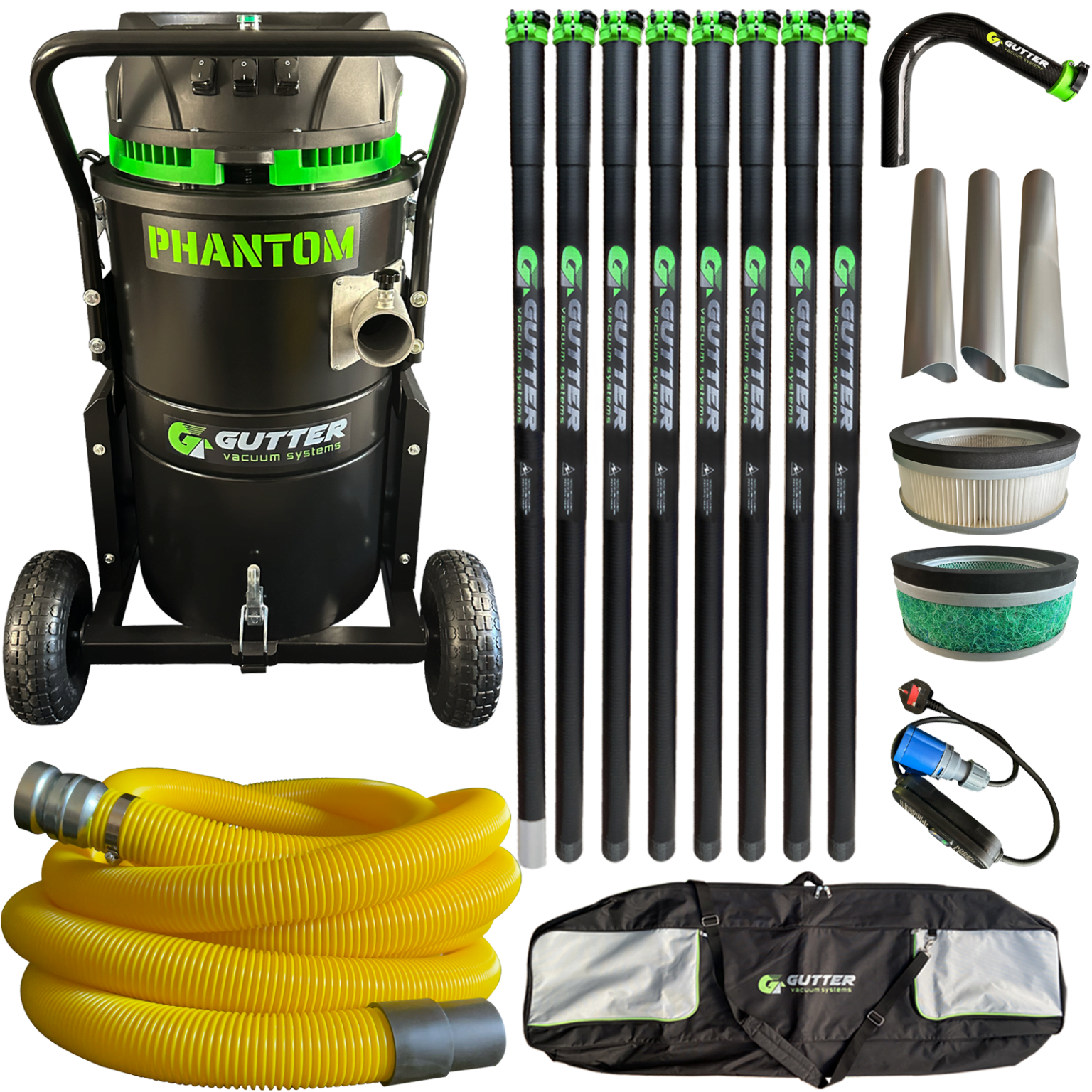 Gutter Vacuum Systems and Pole Kit Packages | Gutter Vacuum Systems