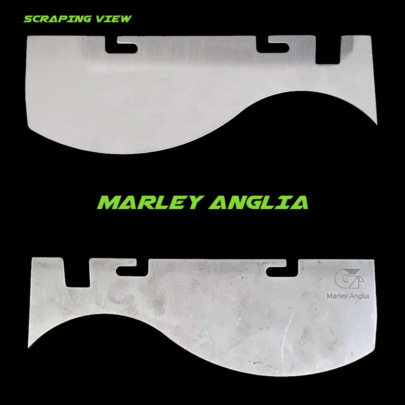 GVS Double Roof Scraper Head - One Blade and One Brush | GVS