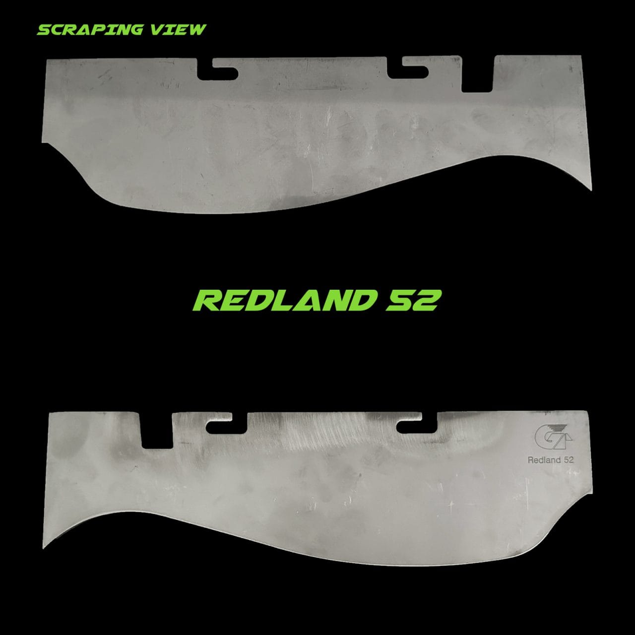 GVS Double Roof Scraper Head - One Blade and One Brush | GVS