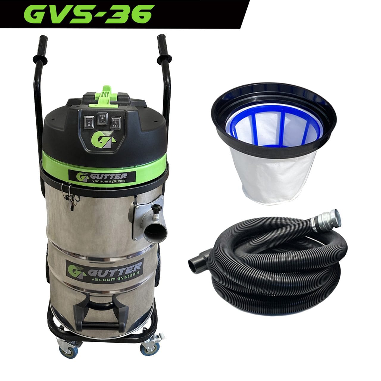 GVS 3600 Gutter Vacuum Carbon fibre flexi cleaning system