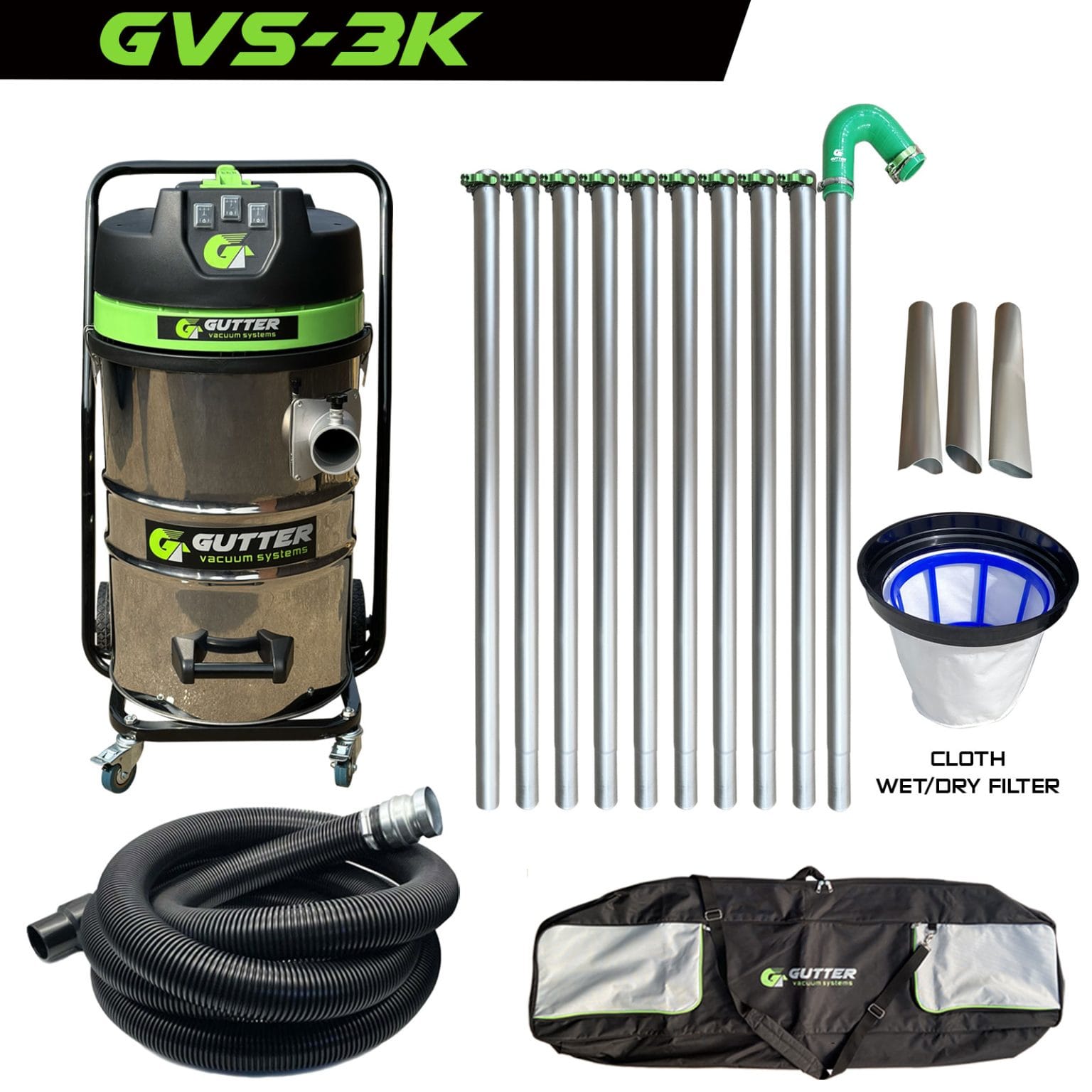 Gutter Vacuum Systems and Pole Kit Packages | Gutter Vacuum Systems