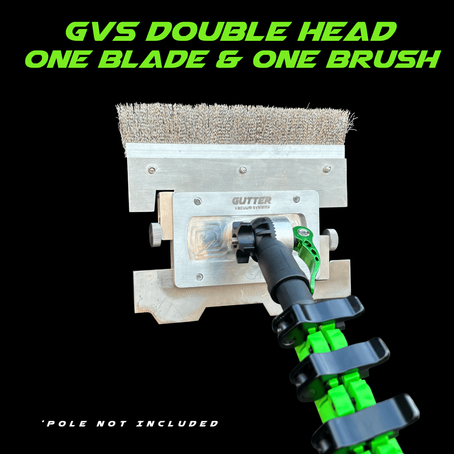 GVS Double Roof Scraper Head - One Blade and One Brush | GVS