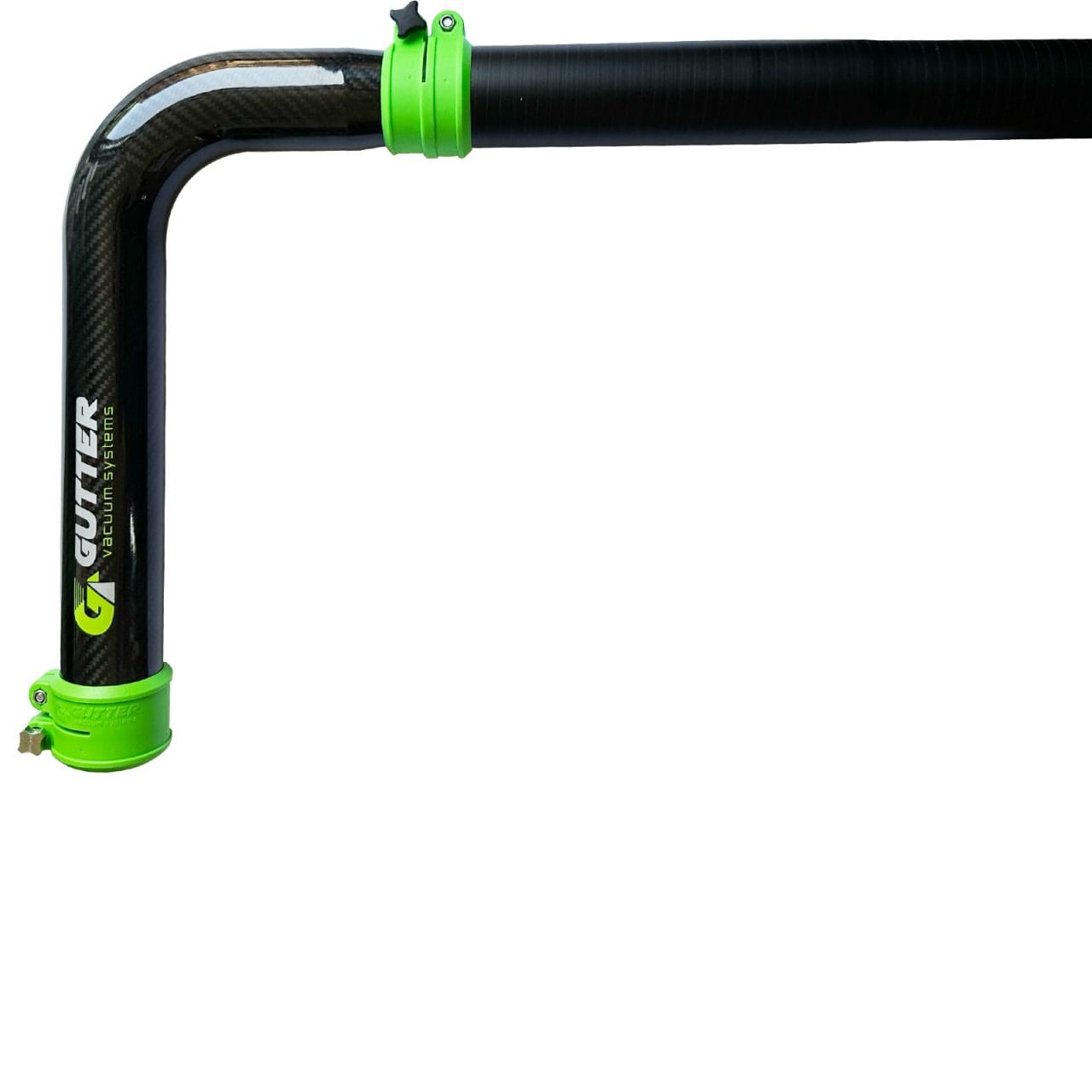 Carbon Rigid Neck 51mm Diameter 90 Degree - Gutter Vacuum Systems